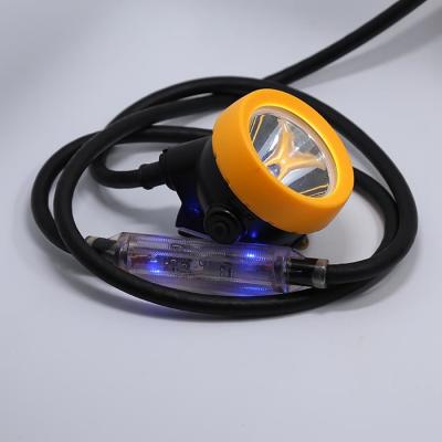 China Robust Kl5lm Miners Led Cap Lamp Waterproof Ip68 Corded Rechargeable for sale