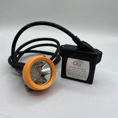 China Corded KL10M Led Mining Cap Lamp With 25000 Lux for sale