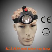 China Portable LED Mining Lamp 4000lm SABS , 90 Degree Coal Miners Headlamp KL2.5LM for sale