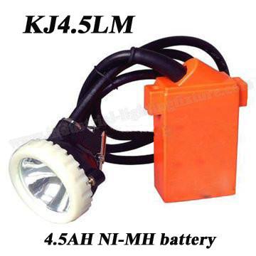 China 4.5Ah 60HZ Coal Miner LED Mining Cap Lamps IP67 4500Lux For Mining Industry for sale