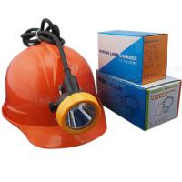 China Waterproof Rechargeable Miners Lights For Hard Hats 3.7V With 6.5Ah Li-ion Battery for sale