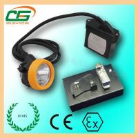 China Efficient KL5LM Portable LED Mining Cap Lamp 15000lux 3.7V , Low Power Indication for sale