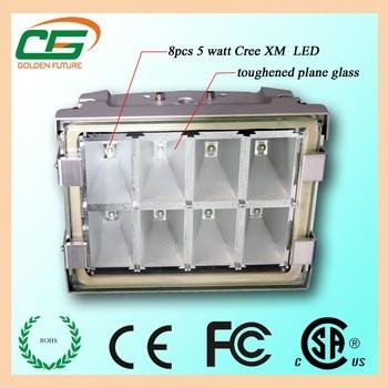 China IP65 40W Cree Gas Station LED Canopy Light Cool White , FCC CE LED Flood Lighting for sale