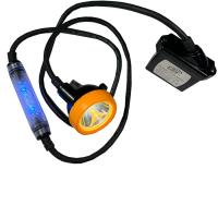China Rechargeable Underground Mining Helmet Light with Blue Rear Indicator Light for sale