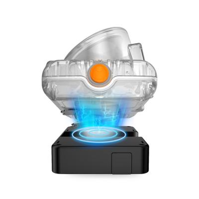 China 15000Lux ATEX KL6LM Rechargeable Miners Cap Lamp , Cordless Mining Light IP67 for sale