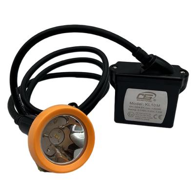 China Rechargeable KL10M LED Mining Headlamp with 15 Hours Lighting Duration and 25000 Lux Illumination for sale