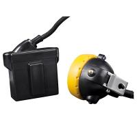 China 15000lux LED Mining Cap Lamp with Blue Flashing Rear Light IP68 for sale