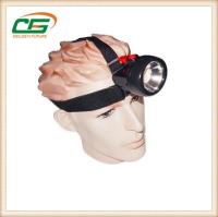China Portable LED Mining Cap Lamp 3500lux IP65 50000h Lifespan for sale