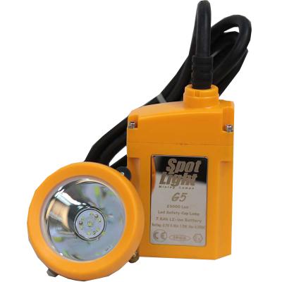 China 20000 Lux Mining Headlamp IP68 Waterproof Heavy Duty 7800mAh Rechargeable LED Cap Lamp for sale