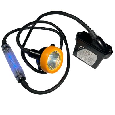China KL5LM(D2) 20000Lux Rechargeable Mining Lamp IP68 Waterproof LED Miner Headlamp Cap Lamp With Blue Rear Light for sale