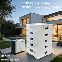 China Modular Design Home Solar Energy Storage Systems Model SPS001 30kwh 8000 Cycle Life with AC220 10kw Solar Inverter for sale