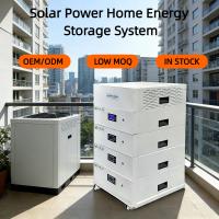 China Modular Design Home Solar Energy Storage Systems Model SPS001 30kwh 8000 Cycle Life with AC220 10kw Solar Inverter for sale