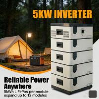 China 10KWH Stackable LiFePO4 Solar Inverter Battery 48V/51.2V Solar Inverter Battery for Off-Grid Industrial Backup Power for sale