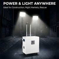 China BH-16KWH All-in-one Series 15KWH Battery Mobile Solar Powered Portable Industrial Power Bank Station PV to Charge Vehicle for sale