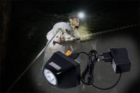 China 7000 Lux Rechargeable Mining Headlamp with Bulletproof PC Housing and Charger for sale