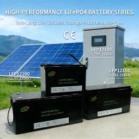China High-Efficiency 12.8v 25.6v 50Ah LiFePO4 Solar Battery Low Self-Discharge Rate for Commercial Industrial Backup Power Supply for sale
