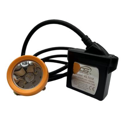 China IP68 Waterproof 25000Lux Mining Lamp with 10Ah Rechargeable Battery for Underground Miner Cap Light for sale