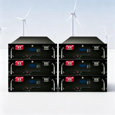 China JG01 Module Stacked 5kWh LiFePO4 Battery Cabinet Household Solar Energy Storage Battery for Hybrid Inverter for sale