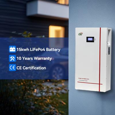 China BG03 51.2V 100A 200Ah 10kWh Wall-Mounted LiFePO4 Battery Pack with BMS Home Energy Storage System for sale