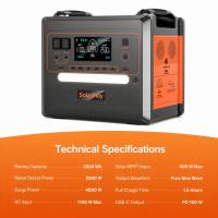 China 2304Wh 2500W LiFePO4 Portable Power Station with UPS 14 Ports Pure Sine Wave for Home Emergency Backup for sale