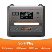 China 2304Wh 2500W LiFePO4 Portable Power Station with UPS 14 Ports Pure Sine Wave for Home Emergency Backup for sale