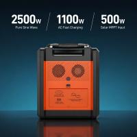China 2304Wh 2500W LiFePO4 Battery Generator Solar Energy Storage System with UPS 97% MPPT for RV Travel Emergency Blackout for sale
