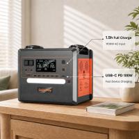 China 2304Wh 2500W LiFePO4 Battery Generator Solar Energy Storage System with UPS 97% MPPT for RV Travel Emergency Blackout for sale