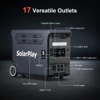 China Wholesale 3840Wh 3600W LiFePO4 Solar Generator Fast Charging MPPT Off Grid Outdoor Camping Power Supply US Stock for sale