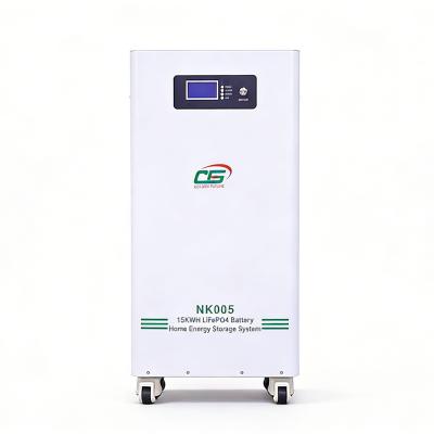 China NK005 48V 51.2V 15kWh 300Ah Lifepo4 Battery Pack Lithium Batteries Solar Power Home Energy Storage Battery System with BMS for sale