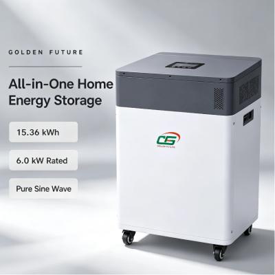 China Wholesale 6kW 51.2V 15KWH LiFePO4 All-in-One Hybrid Solar Inverter with Energy Storage Battery for Home Backup Power for sale