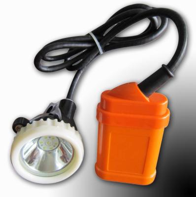 China 4000lux Rechargeable Led Miners Cap Lamp , Msha Approved Led Mining Lights for sale