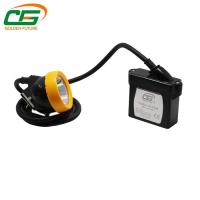 China Low Power Indication Miner Cap Lamp 20000 LUX 7.8 Ah Li-Ion Battery for sale