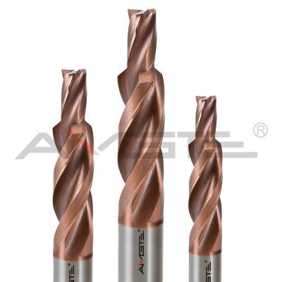 China HRC60 Step End Mill Customized Solid Carbide Milling Cutters H6 for sale