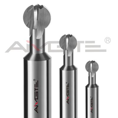 China H6 Custom End Mill 4xD 6xD Carbide Lollipop Cutter With Coating for sale