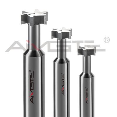 China 0.6μm 6 Flute End Mill 38mm - 100mm T Slot End Mill For Cast Aluminum Alloys for sale