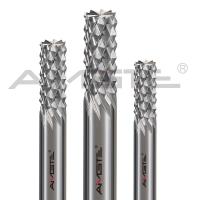 China Tungsten CNC Router Bits H6 Corn Teeth End Mill Customized For Wood for sale