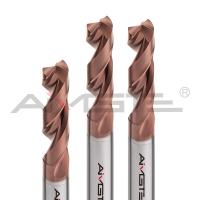 China 3D Carbide Twist Drills 10mm Twist Drill Bits M7 For Iron Cast Iron Inconel for sale