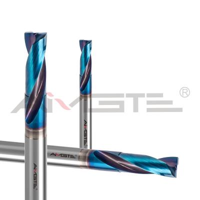 China 10mm Tungsten Carbide Drill Bit M7 Flat Bottom Drill Bit Solid With Blue Nano Coating for sale