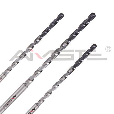 China 45 Degree Helix Carbide Deep Hole Drill Featuring 135 Degrees Point Angle and Round Shank Type Suitable for Industrial for sale