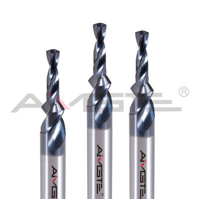 China 118 Degree Carbide Step Drill Bit Customized Solid Carbide CNC Bits for sale