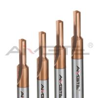 China Wear Resistant 2 Flute Drill Bit 4mm - 32mm Straight Flute Carbide Drill for sale