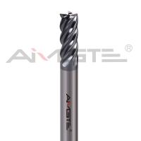 China 40 Degree 5 Flute End Mill 12mm Square End Mill Cutter 0.4μm For Finish Milling for sale
