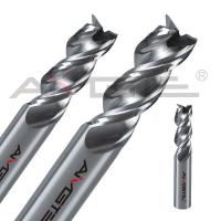 China U Shape 3 Flute End Mill Uncoated CNC Milling Cutter 0.6μm For 700 Aluminium for sale