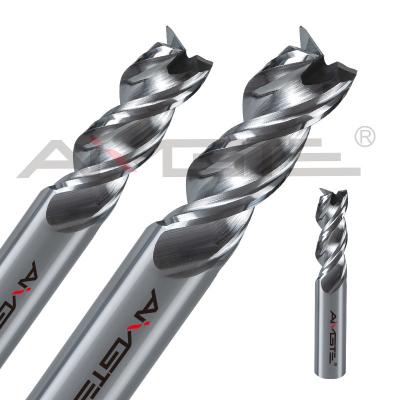 China U Shape 3 Flute End Mill Uncoated CNC Milling Cutter 0.6μm For 700 Aluminium for sale