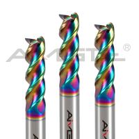 China 0.6μm DLC Coated End Mills H6 3 Flute End Mill For Aluminum for sale