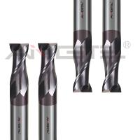 China 2 Flutes Carbide End Mill Cutter 30 Degree 45 Degree TiAlN Coated End Mills for sale