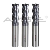 China H6 12mm Carbide End Mill 0.8μm 0.6μm CNC Carbide End Mill For General Steel for sale