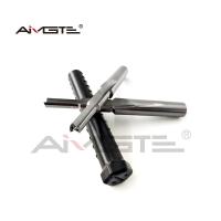 China 140 Degree Carbide Step Drill Inner Coolant Straight Flute Drill for sale