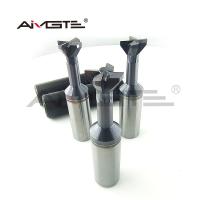 China 20mm Custom End Mill 4 Flute Carbide Dovetail End Mill 0.6μm / 0.8μm With Corner Radius for sale