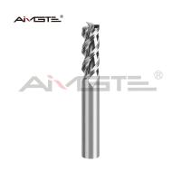 China Polished Carbide Router Bit 16mm 3 Flute End Mill For Aluminum for sale